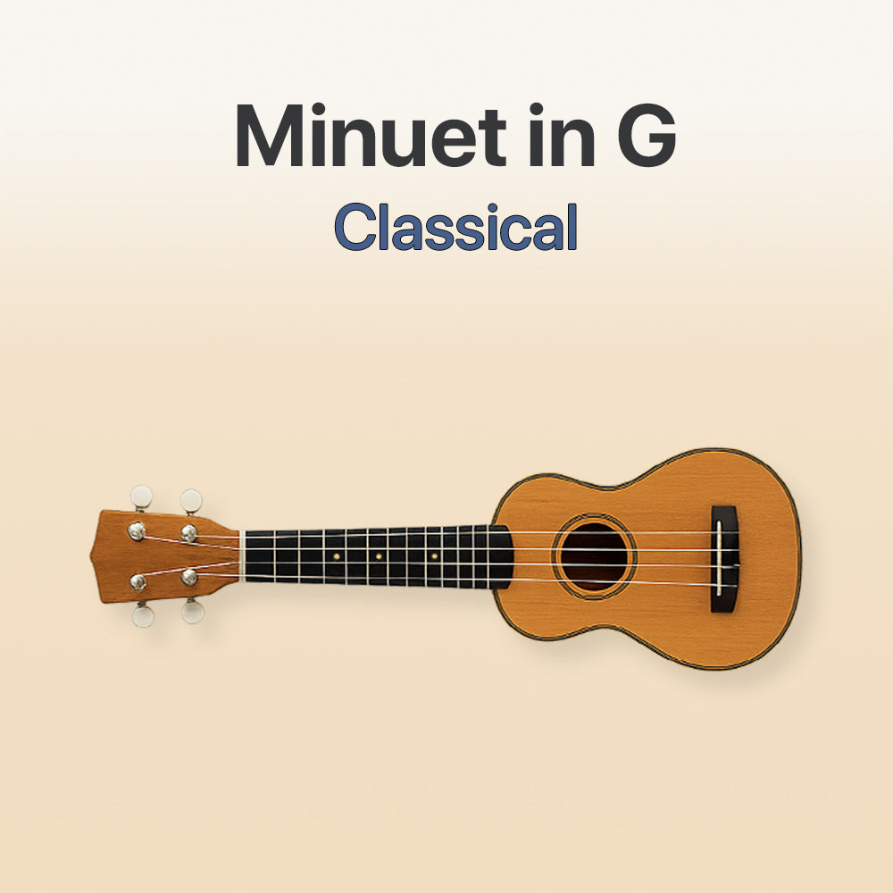 Bach Minuet in G - Ukulele Tab