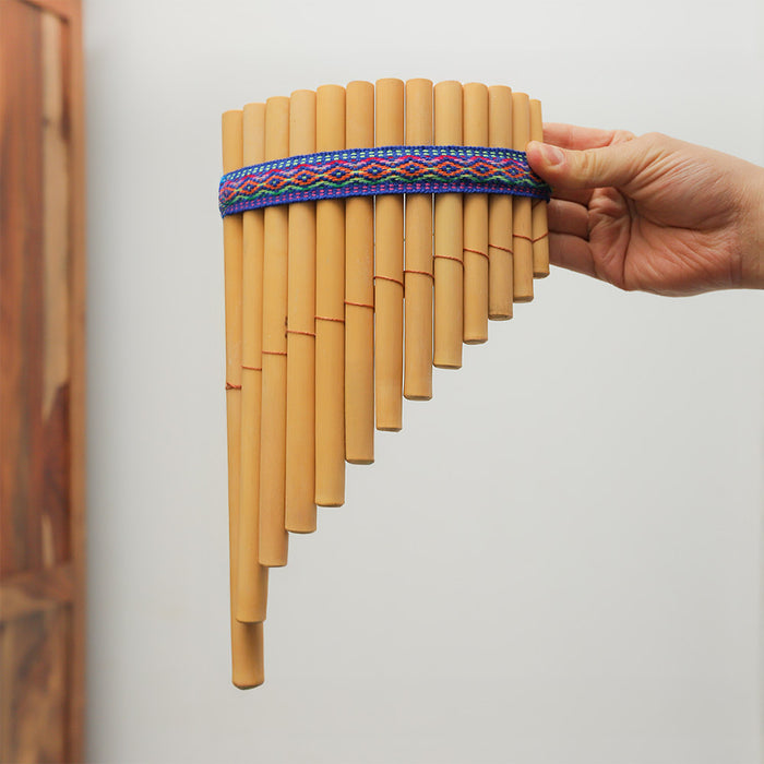 Traditional Peruvian Bamboo Siku Pan Pipes