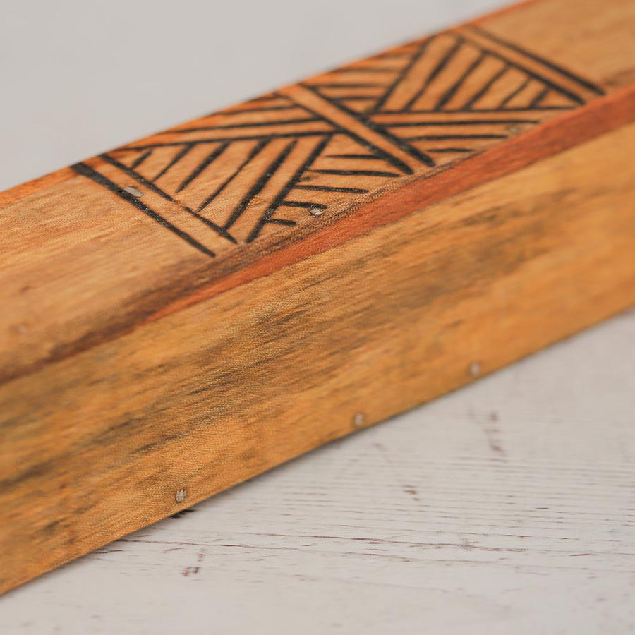 Jati Wooden Block Rainstick From Indonesia