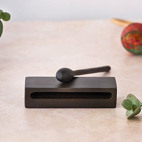 Buy The Black Wooden Ninja Tone Block With Beater