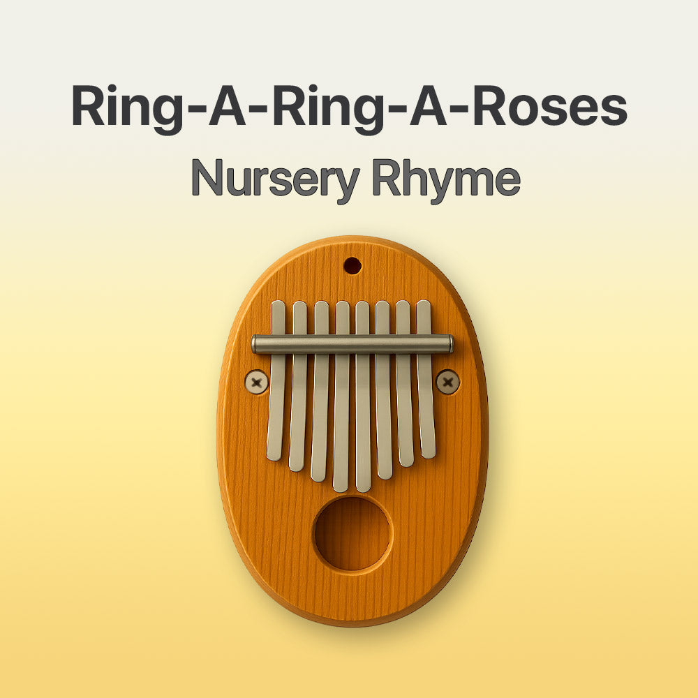 Ring A Ring A Roses - 8 Note Pocket Kalimba Tab – Easy PDF Download