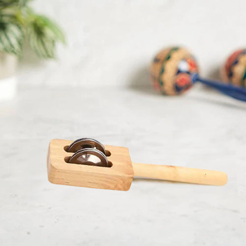 Buy The Solid Wood Yang Jingle Stick Tambourine