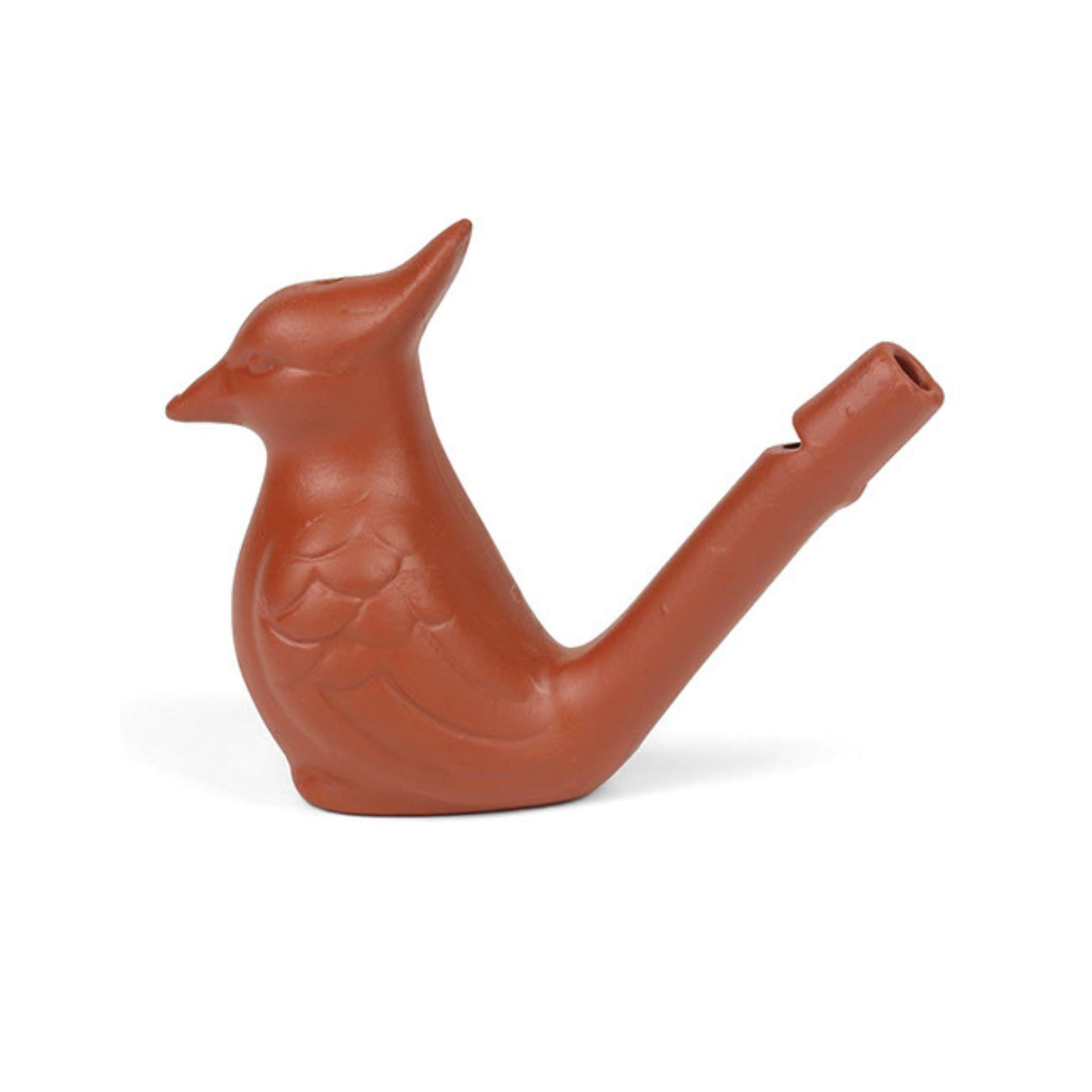 Ceramic Bird Water Warble Whistle - Natural